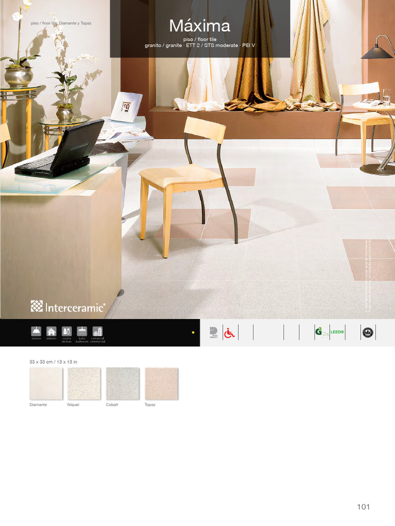 Interceramic MAXI Maxima MXHoja de Catalogo-002550 | PDF