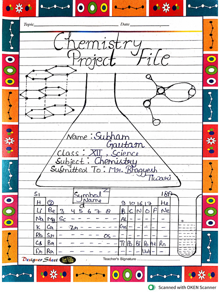 Project File of Chemistry | PDF