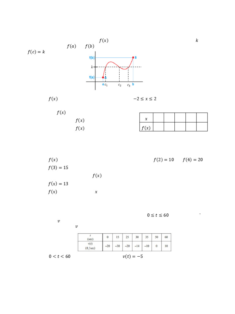 Intermediate Value Theorem Notes-1 | PDF | Continuous Function ... Intermediate Value Theorem Notes-1 | PDF | Continuous Function ...