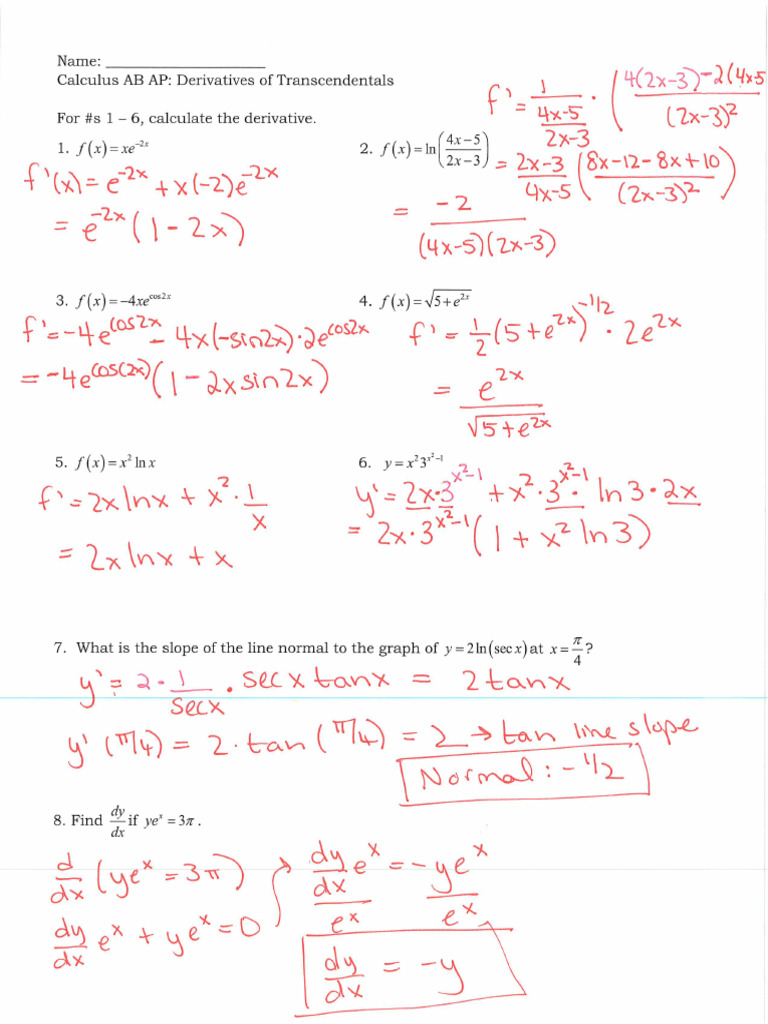 Day 12 - KEY - Practice | PDF
