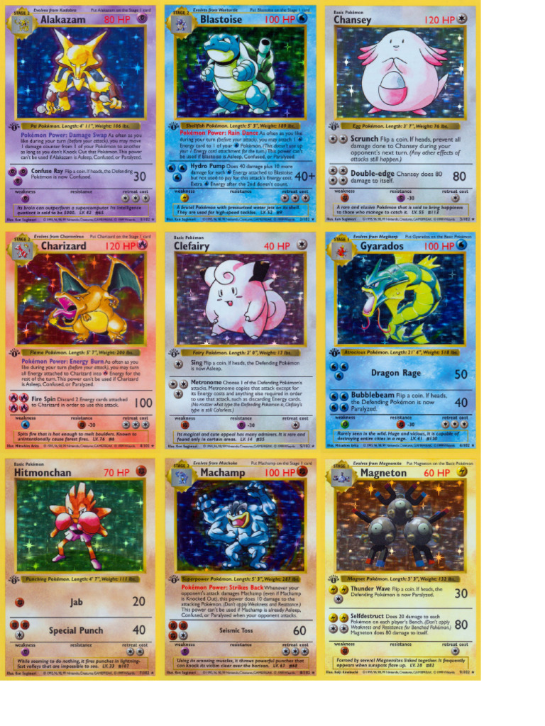 Base Set Master Set | PDF