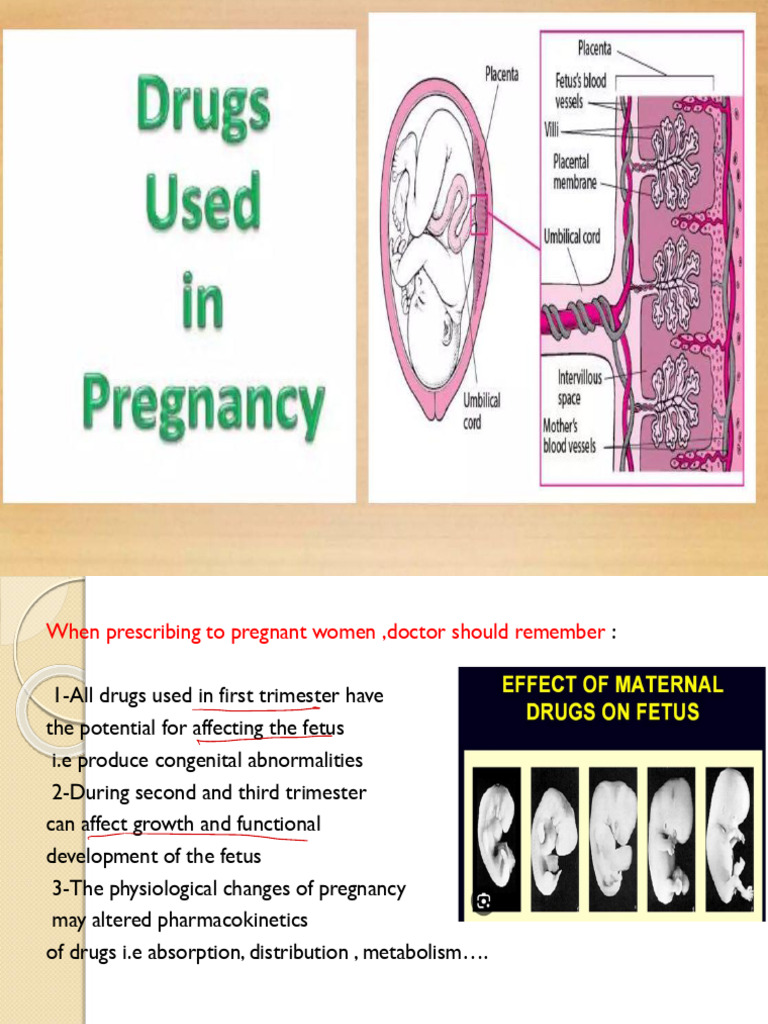L6 Drugs Used in Pregnancy | PDF | Fetus | Pregnancy