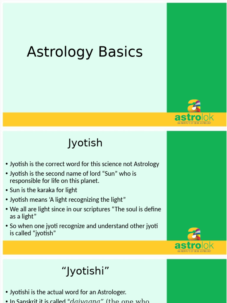 Basics of Jyotish and Vedic Astrology | PDF | Vedas | Hindu Astrology