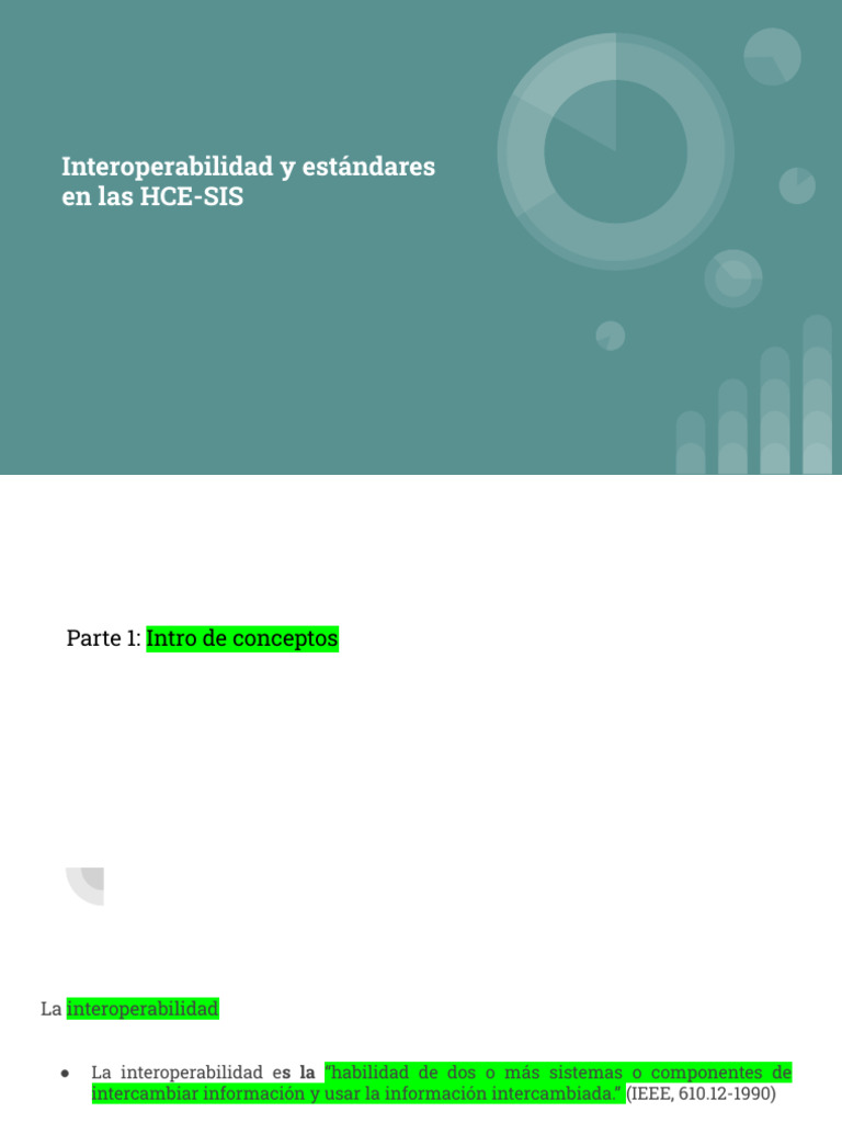 Interoperabilidad y estándares en las HCE-SIS (2) | PDF | Registro Electrónico de Salud ...