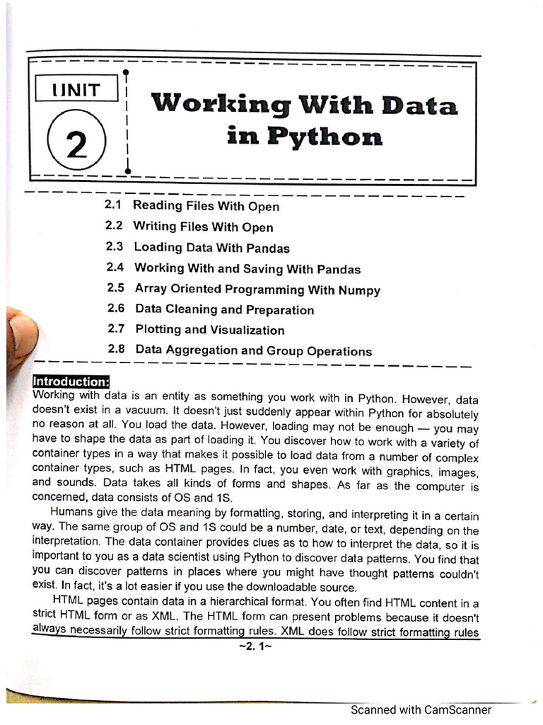 BA Machine Learning Sem 3 Unit 2 | PDF