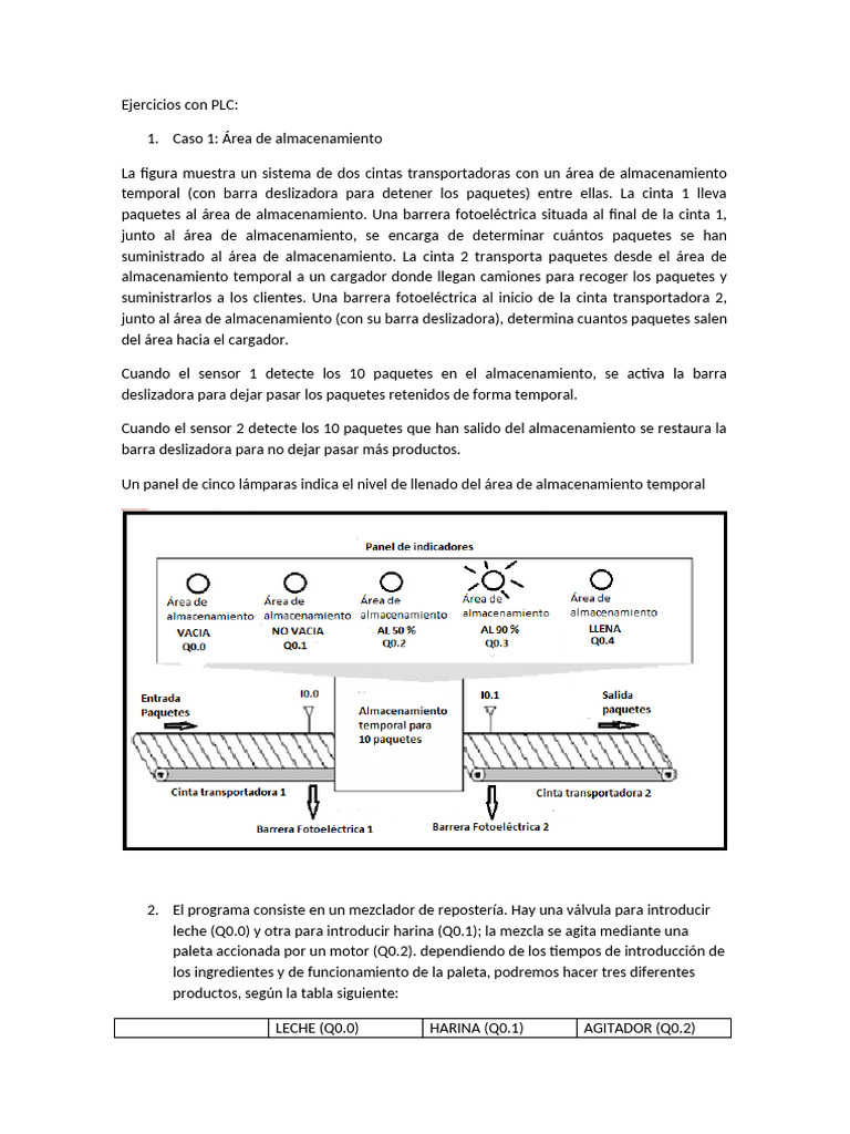Ejercicios con PLC S7 1200 | PDF