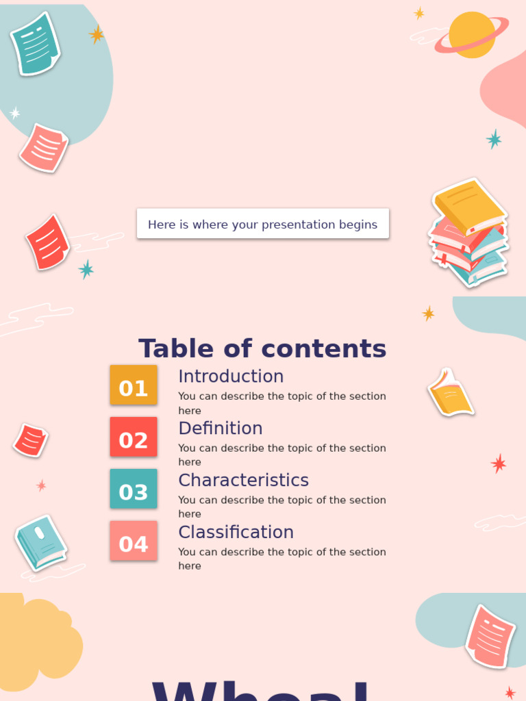 Language Arts Subject For Middle School - Textual Genres by Slidesgo ...