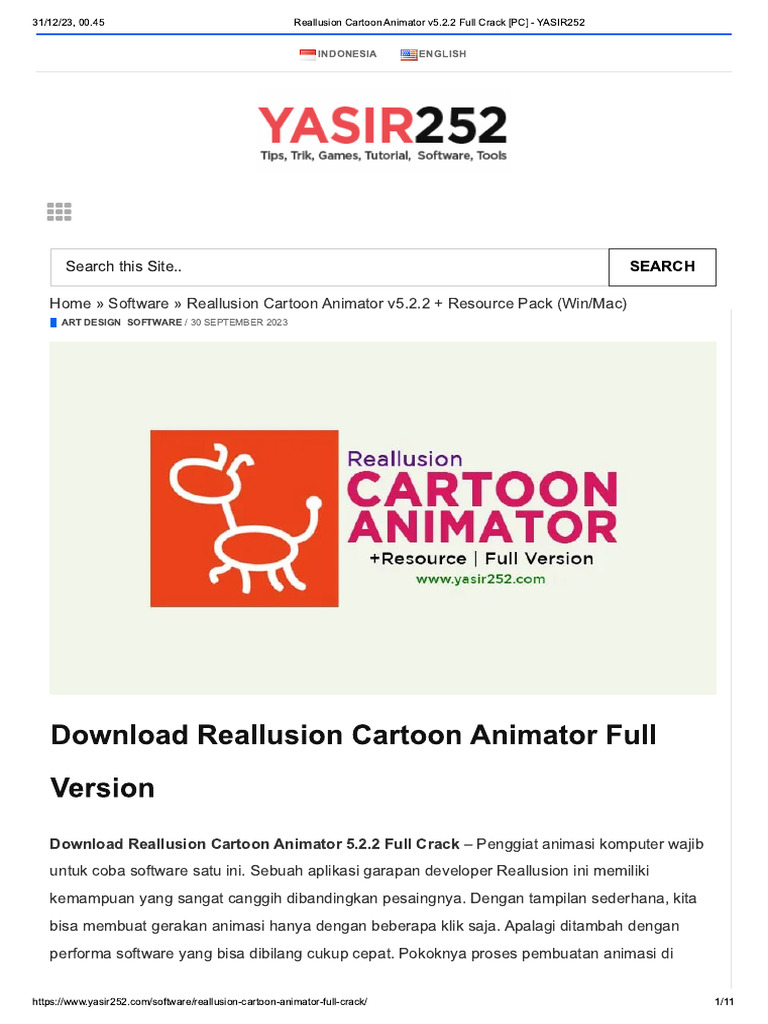 Reallusion Cartoon Animator v5.2 | PDF