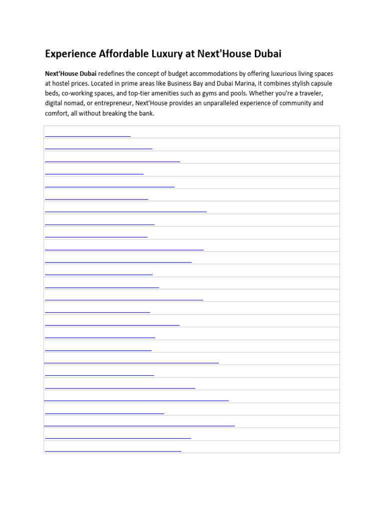 Nexthouse Backlinks Indexing | PDF