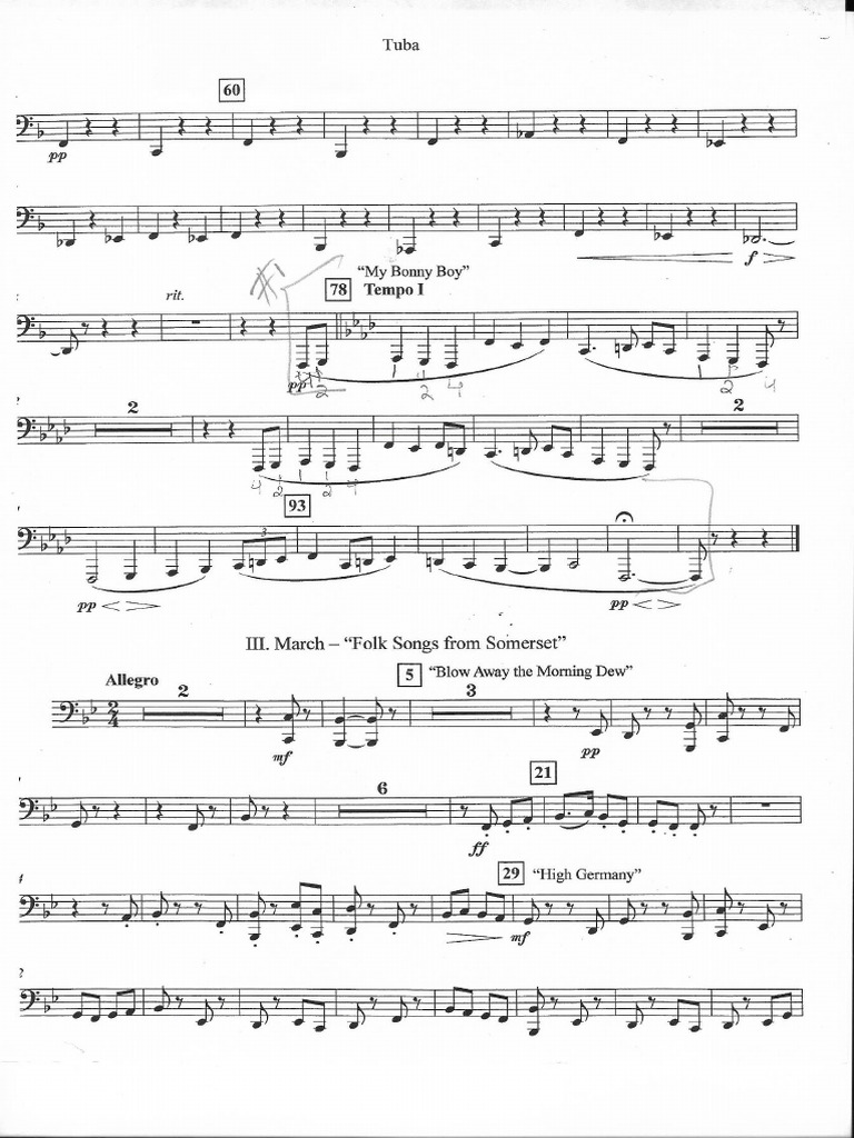 Tuba Excerpt | PDF