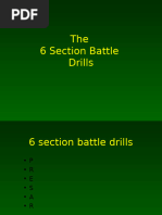 6 Section Battle Drills Overview | PDF | Fire Control System | Ammunition