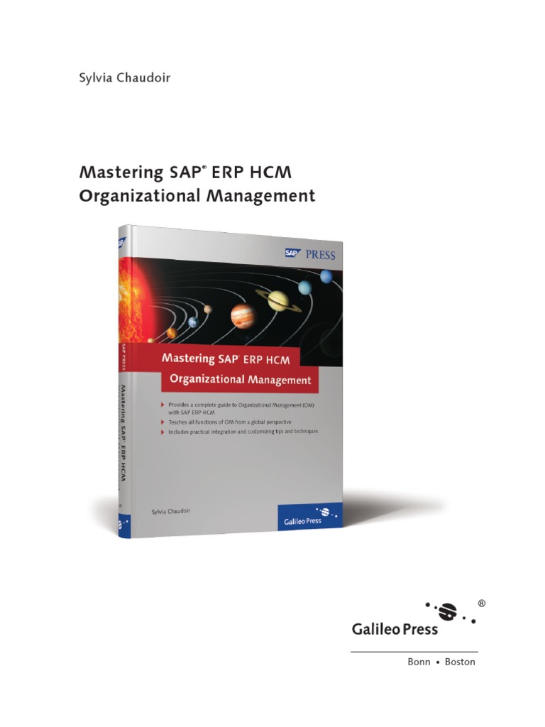 Sappress Mastering Sap Erp HCM | PDF | Sap Se | Supply Chain Management