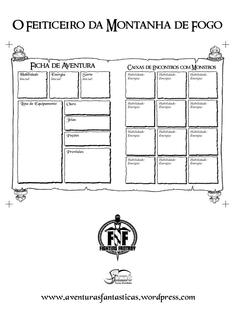 01 FDA o Feiticeiro Da Montanha de Fogo | PDF