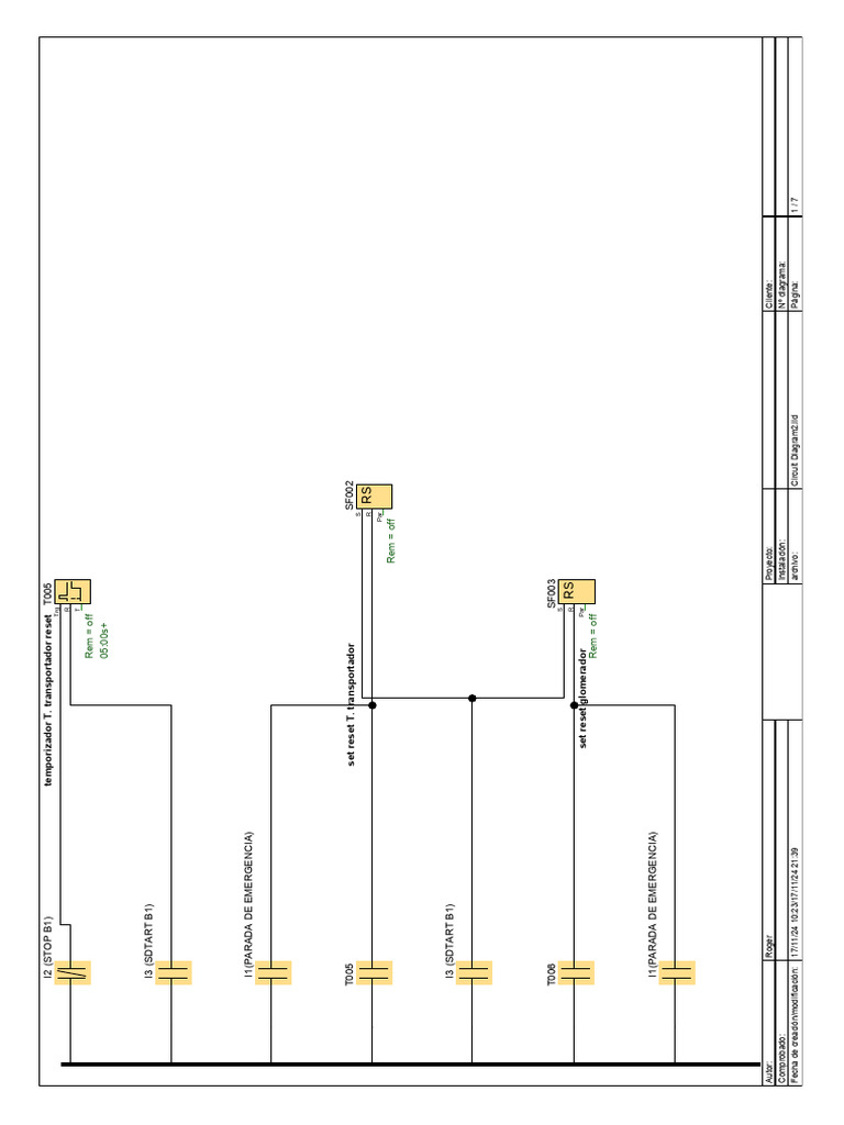 LOGO!Soft Comfort - Circuit Diagram2 | PDF | Cableado eléctrico ...