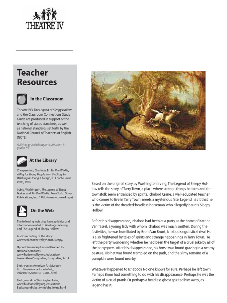 legend | PDF | The Legend Of Sleepy Hollow | Washington Irving