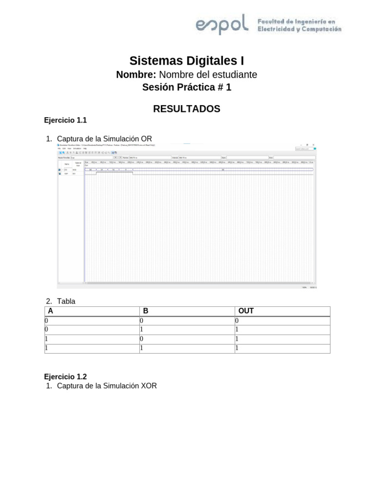 SD1 Formato de Resultados P1 | PDF