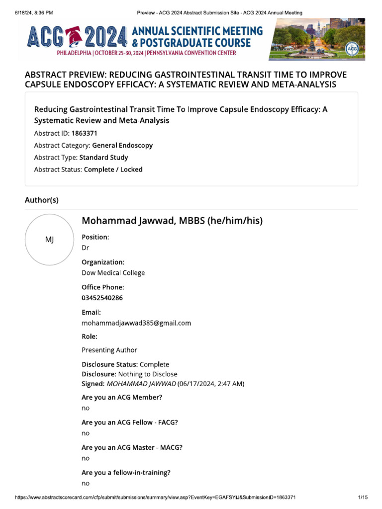 capsule abstract | PDF