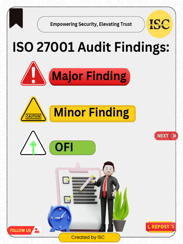 ISO 27001 Findings | PDF | Information Security | Computer Security