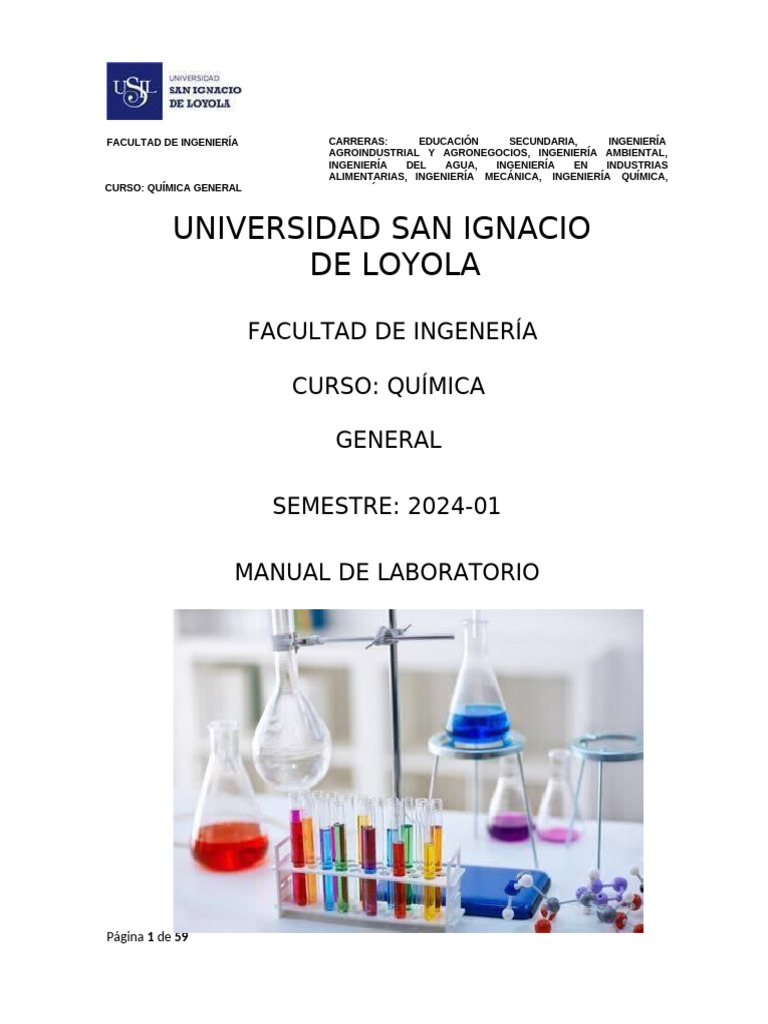 Guía de Laboratorios de Química General | PDF | Reacciones químicas | Combustión