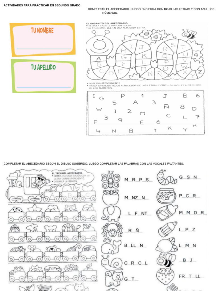 Actividad para Imprimir | PDF