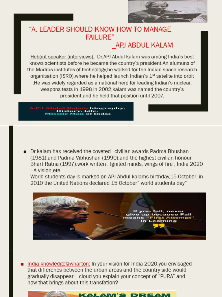 A leader should know how to manage failure (1) | PDF