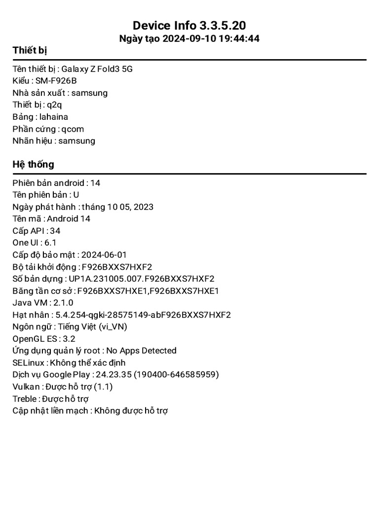 Device Info | PDF