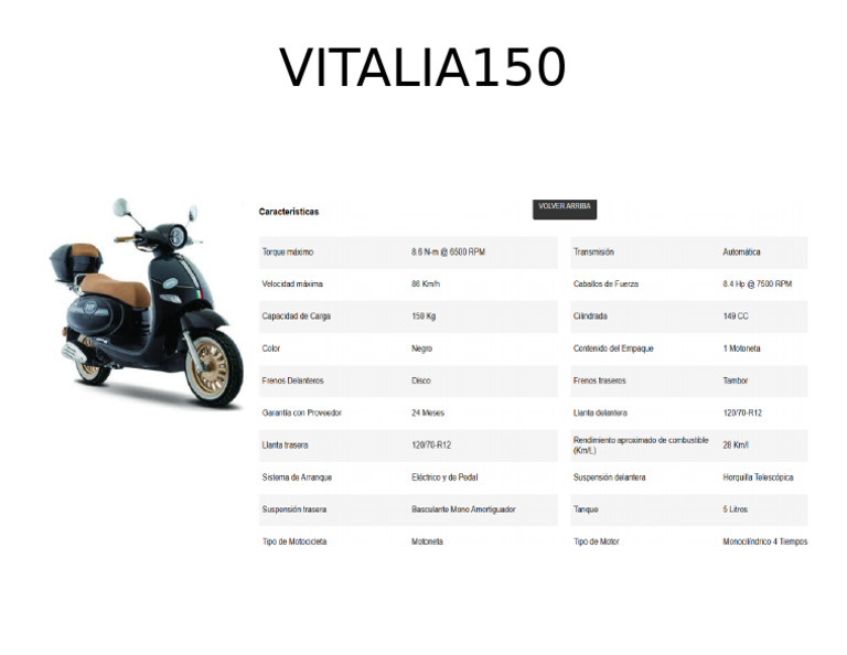 Vitalia 150 | PDF