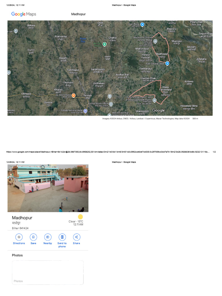 Madhopur - Google Maps | PDF