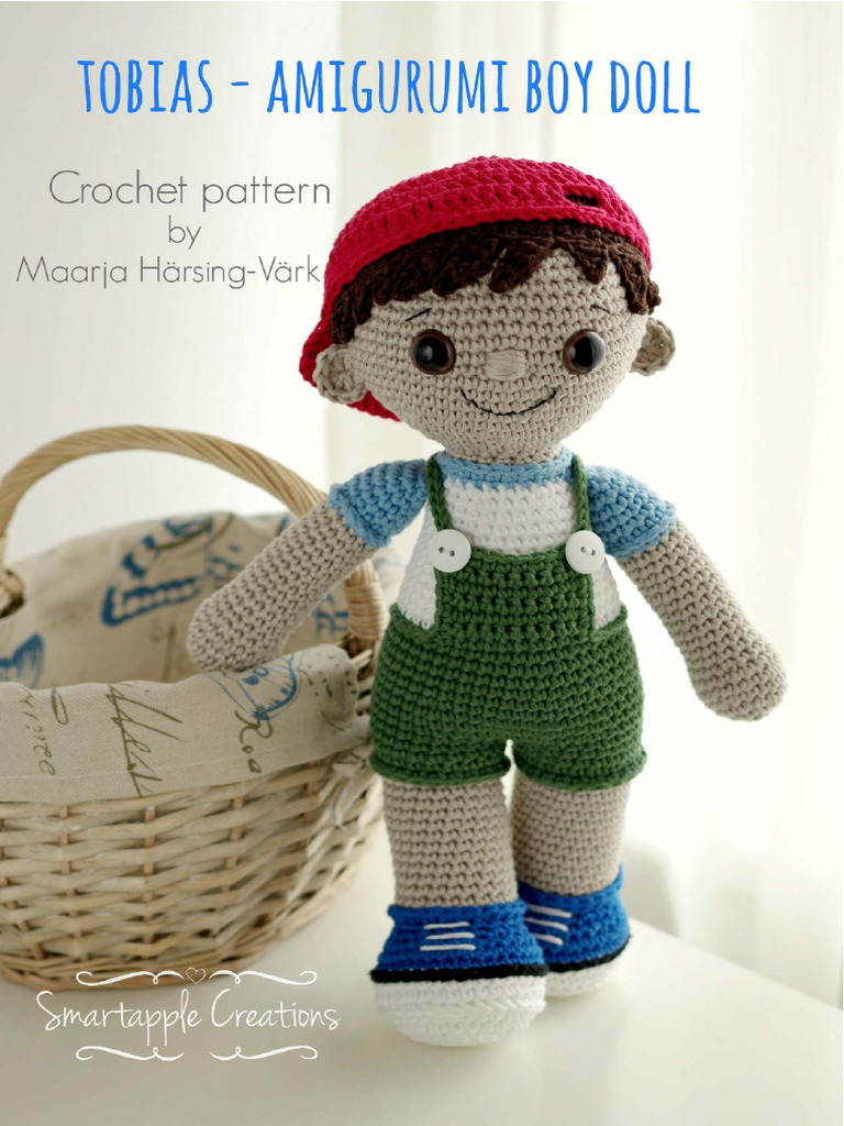 Boneco de Boné | PDF | Crochet | Embroidery