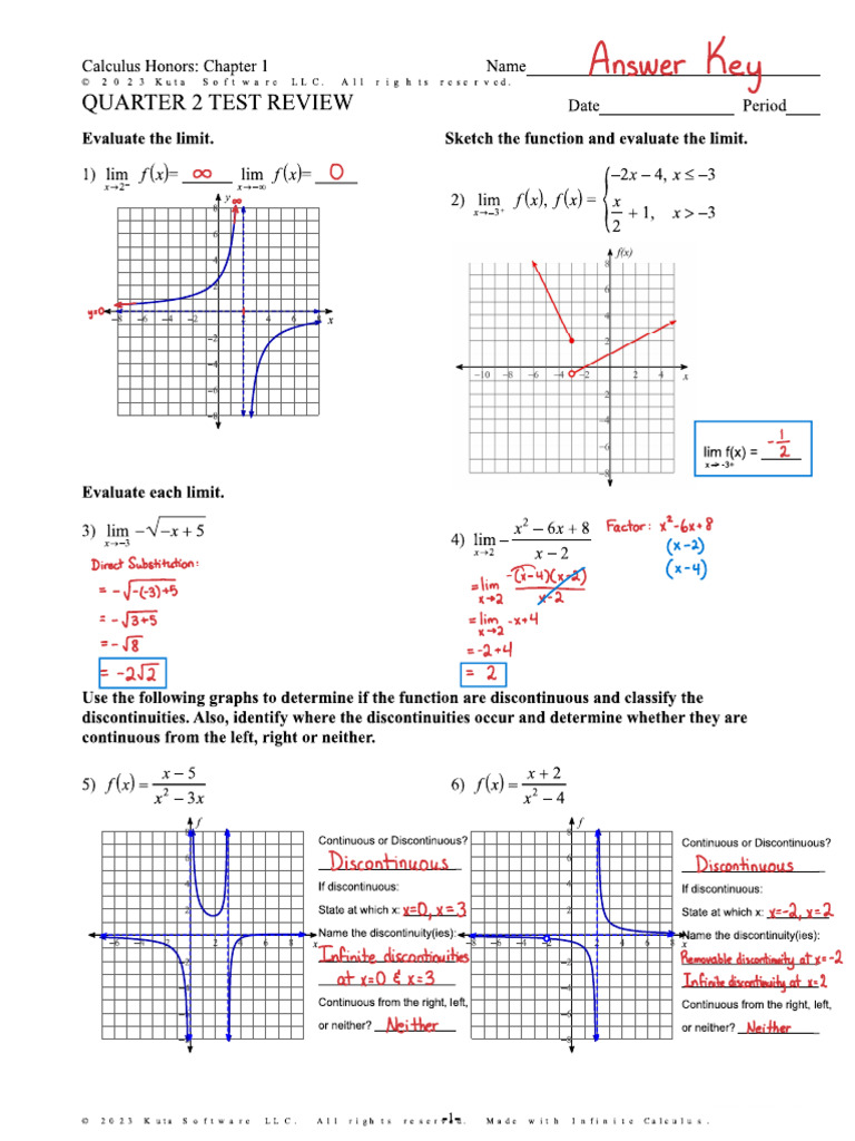 12-11 Quarter 2 Test Review COMPLETED | PDF