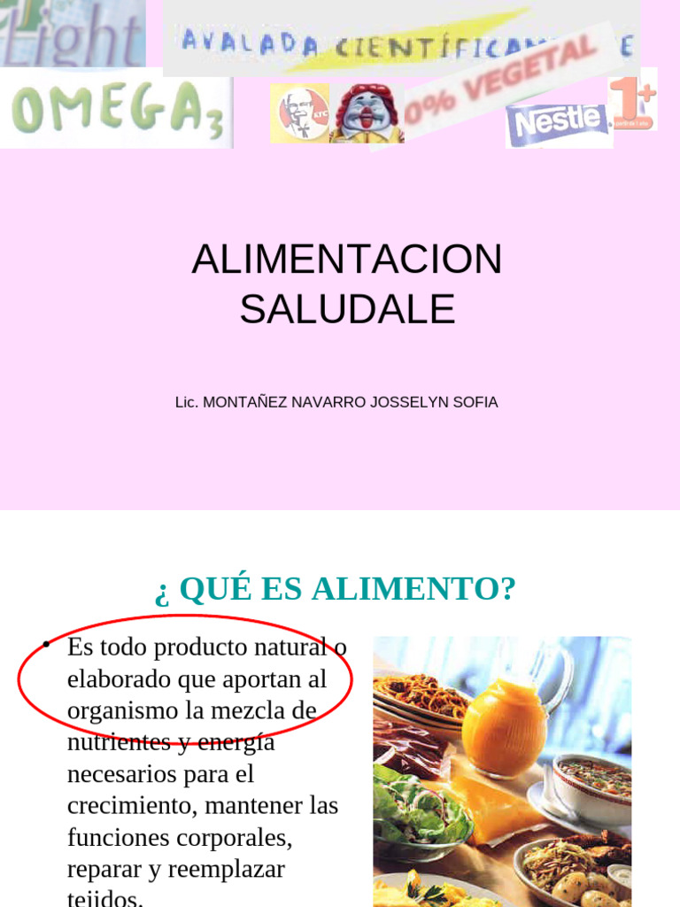 Nutricion Saludable - PPT Filename UTF-8 Nutricion 20saludable | PDF ...