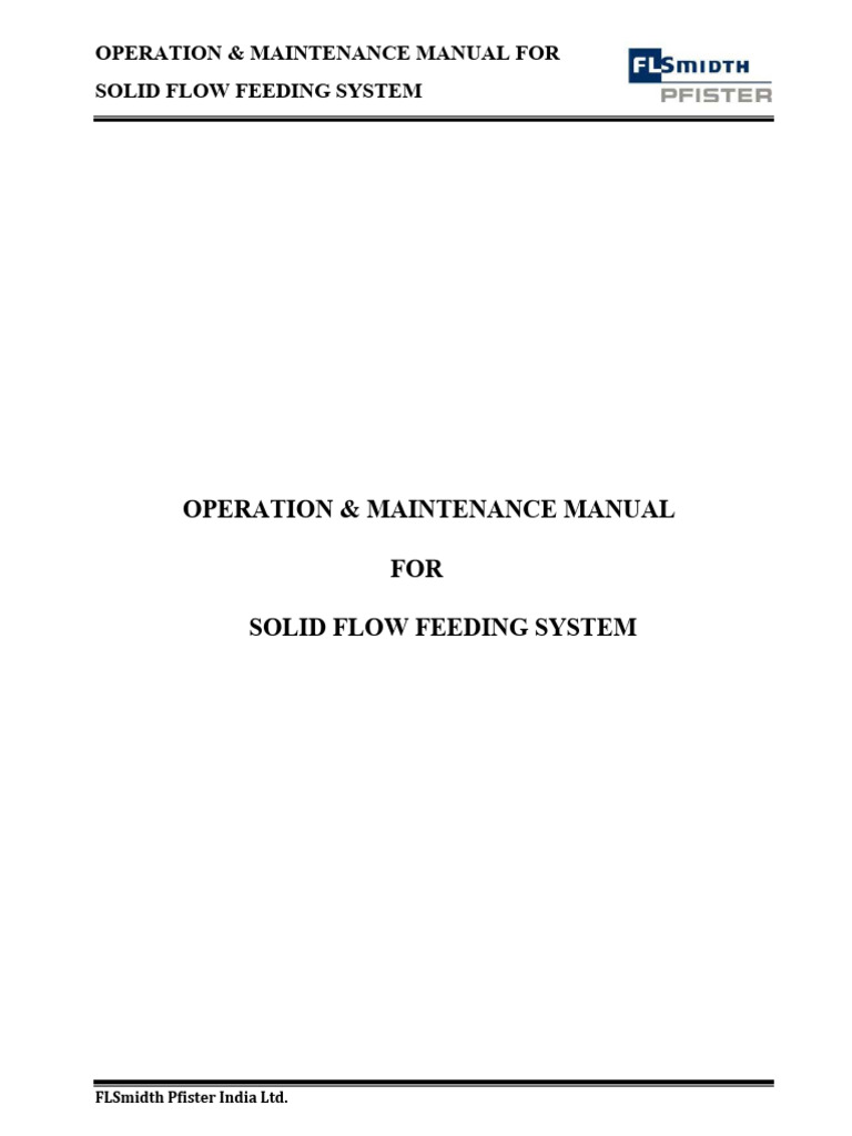 1234.Solid Flow Feeder_FLS (2) | PDF | Menu (Computing) | Computer Architecture
