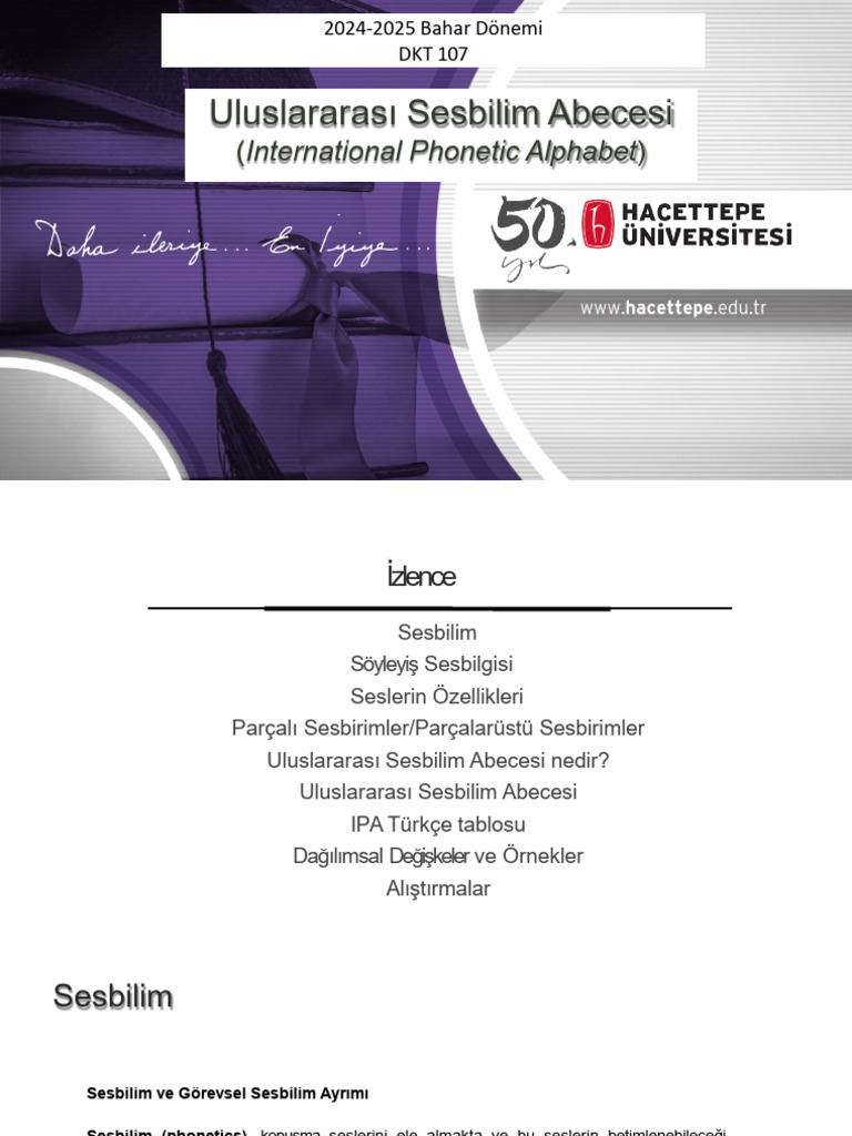 UluslararasÄ Fonetik Alfabe | PDF