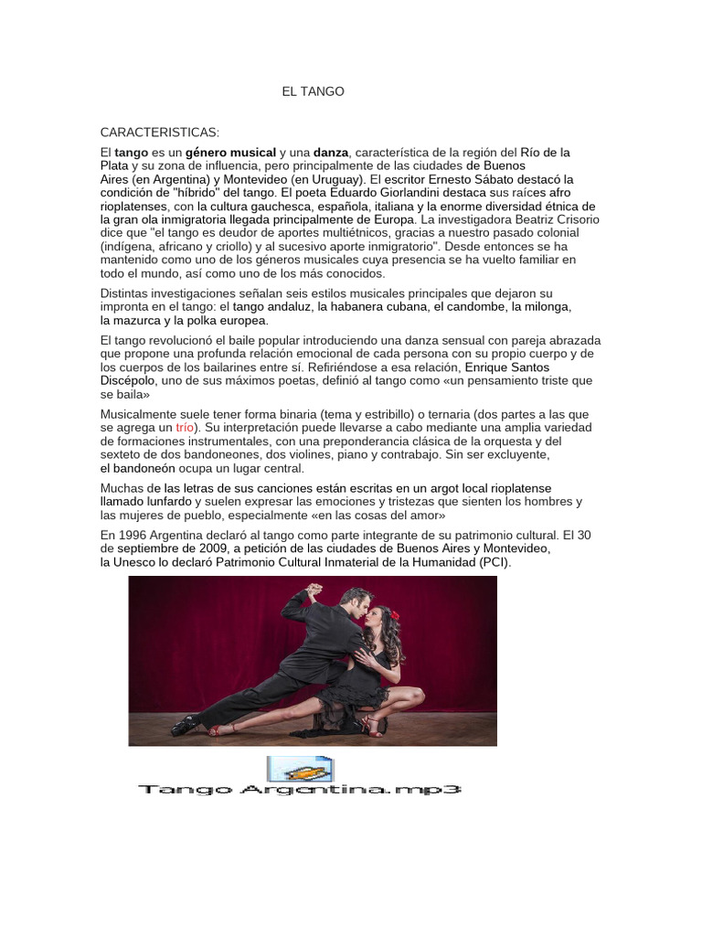El Tango | PDF