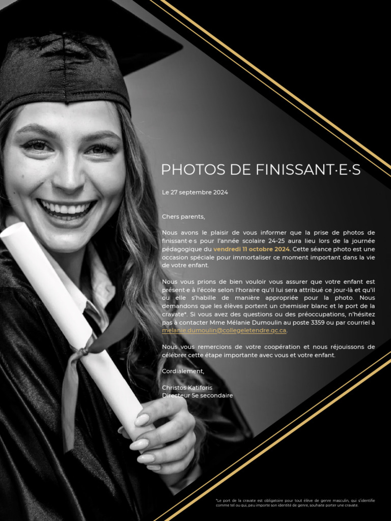 Photos Des Finissants 2025 Pdf