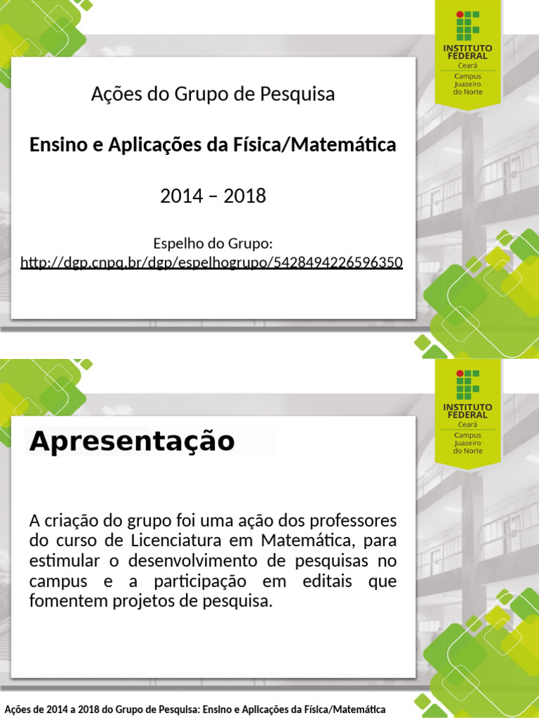 Modelo Slides Sem Texto 1 | PDF | Mestrado | Science