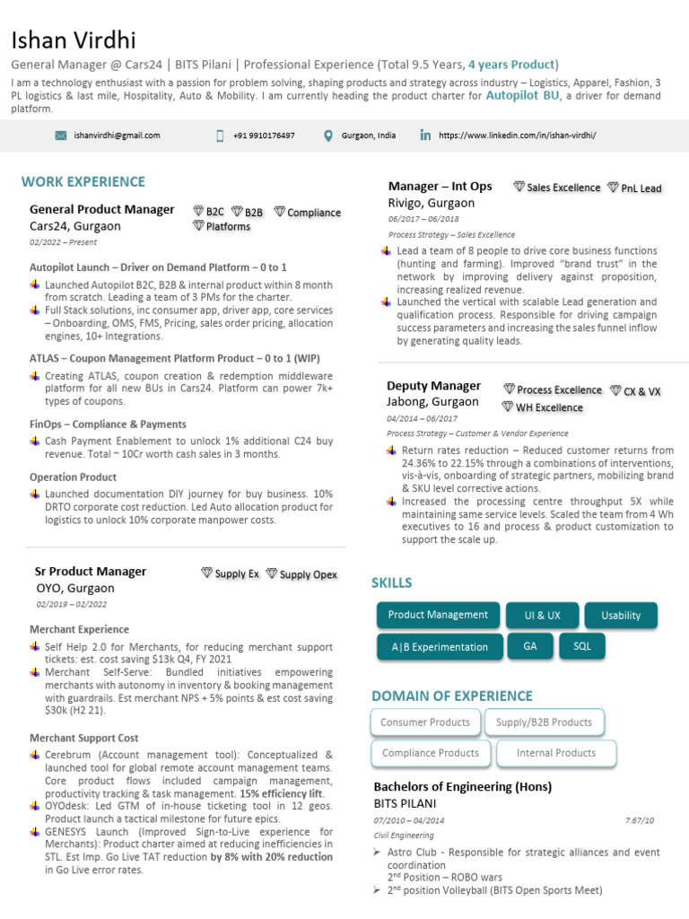 Naukri_IshanVirdhi[9y_7m] | PDF | Marketing | Business Economics