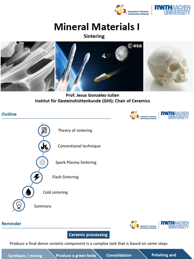 04 Sintering | PDF | Sintering | Building Engineering