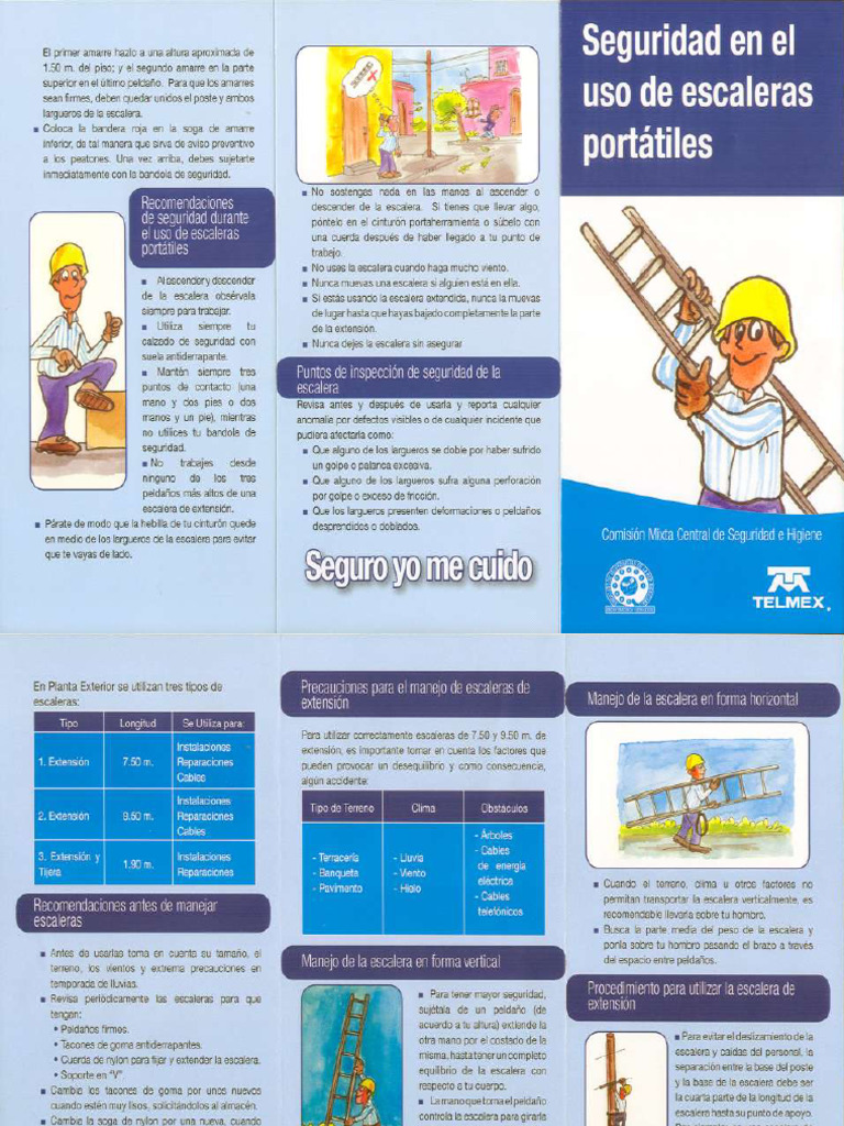 3 Tripticos de Seguridad e Higiene | PDF