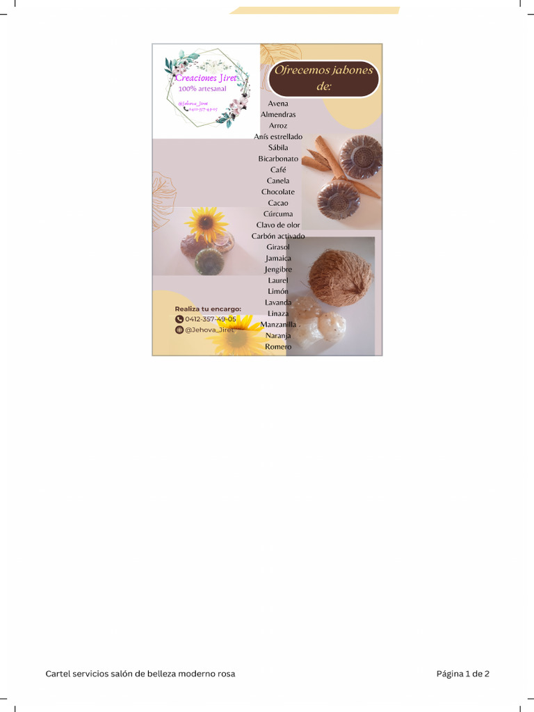 Lista de Ingredientes | PDF