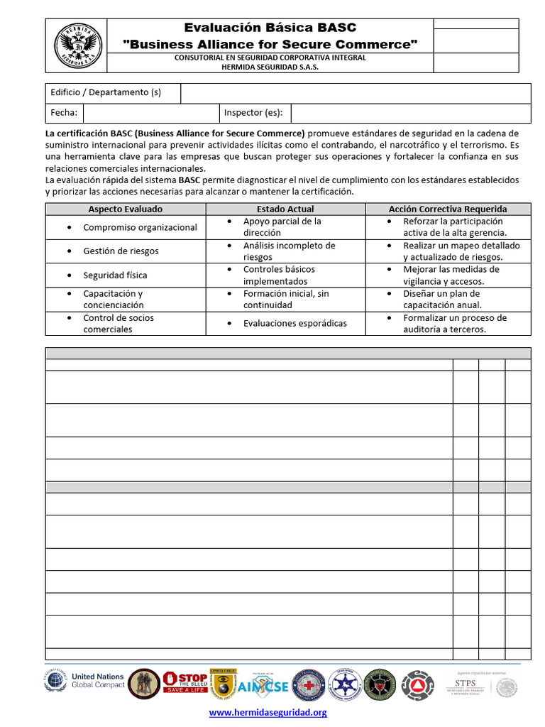 Evaluacion Rapida BASC 1734999889 | PDF | Business | La seguridad informática