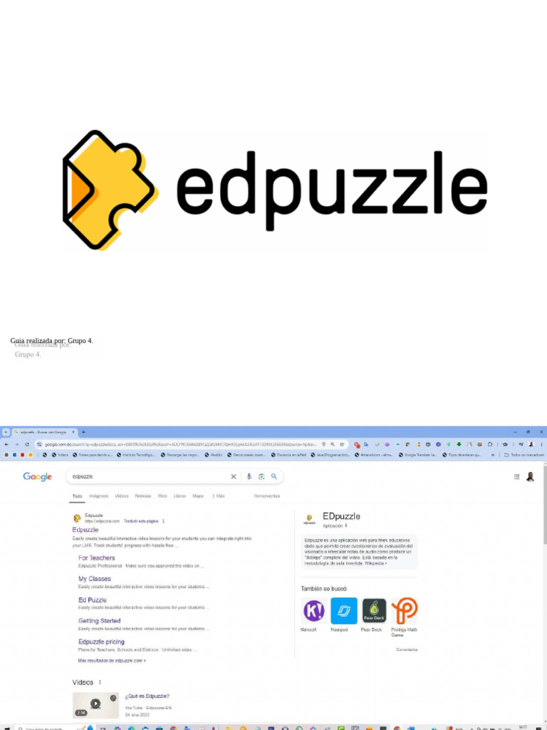 Guia Edpuzzle Grupo - 4 | PDF