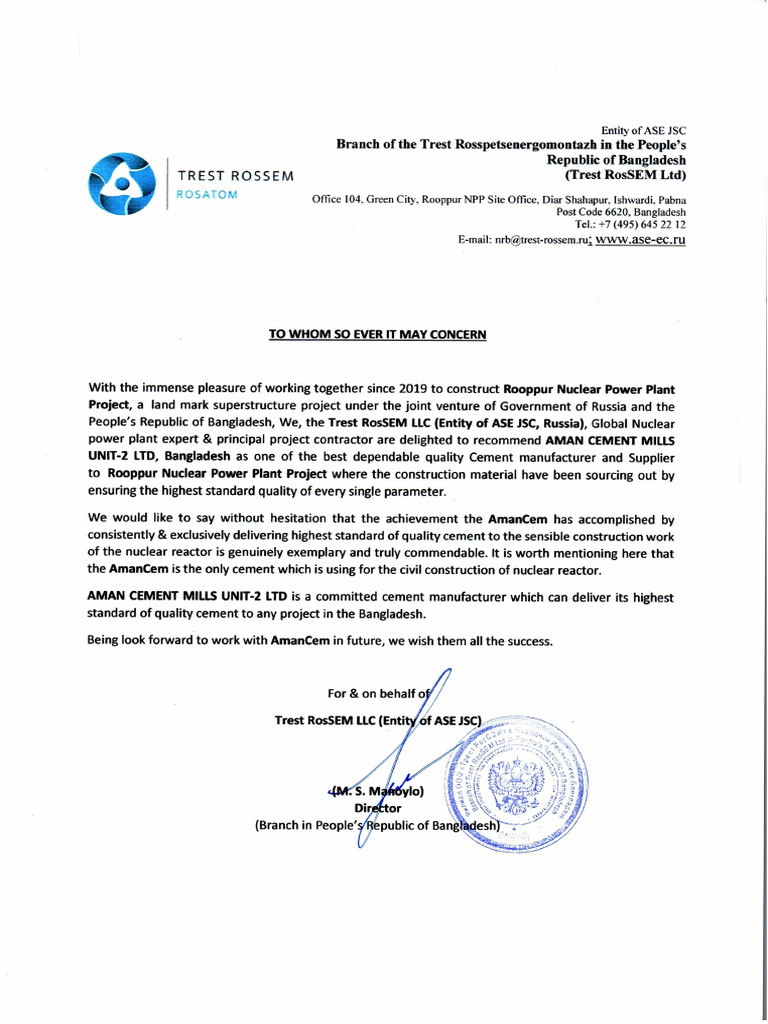 Testimonial From Trest Rossem - RNPP | PDF