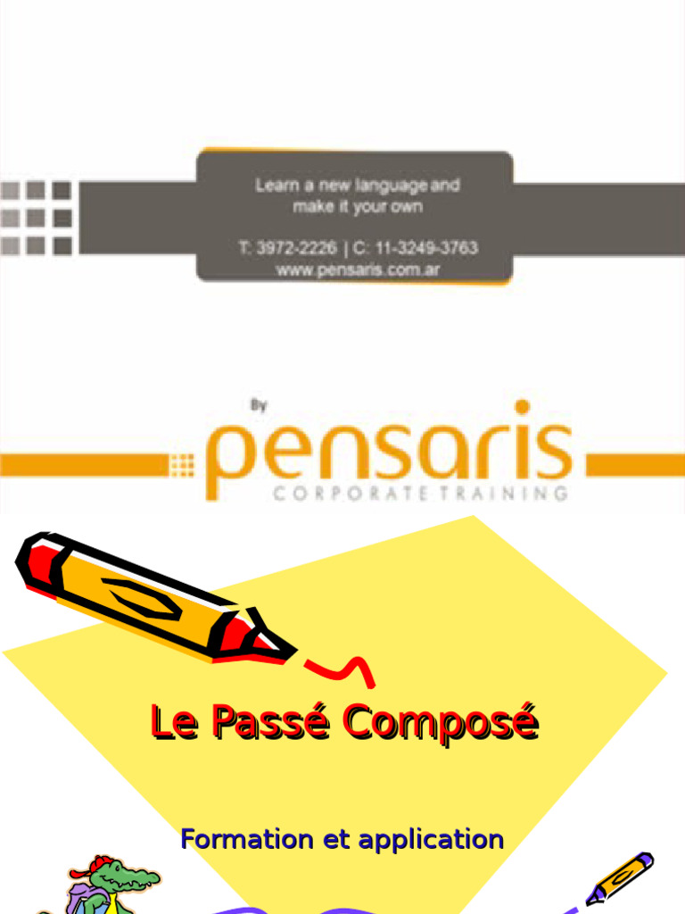 le passe compose | PDF