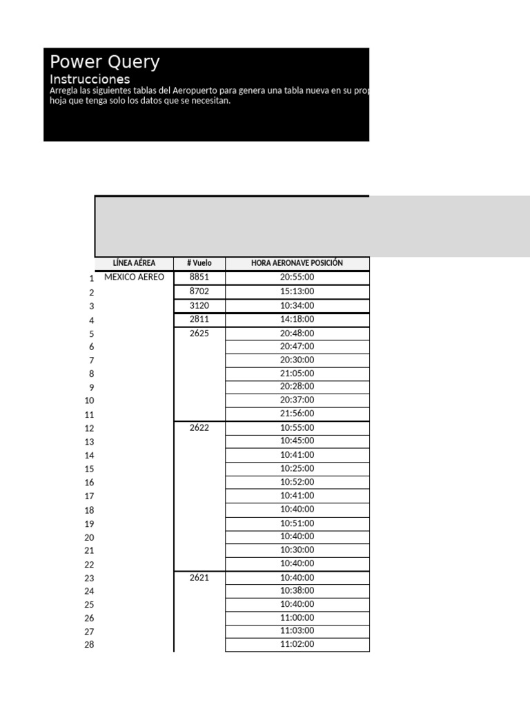 1.-Power Query 2 - MIO Tablas de Banco | PDF