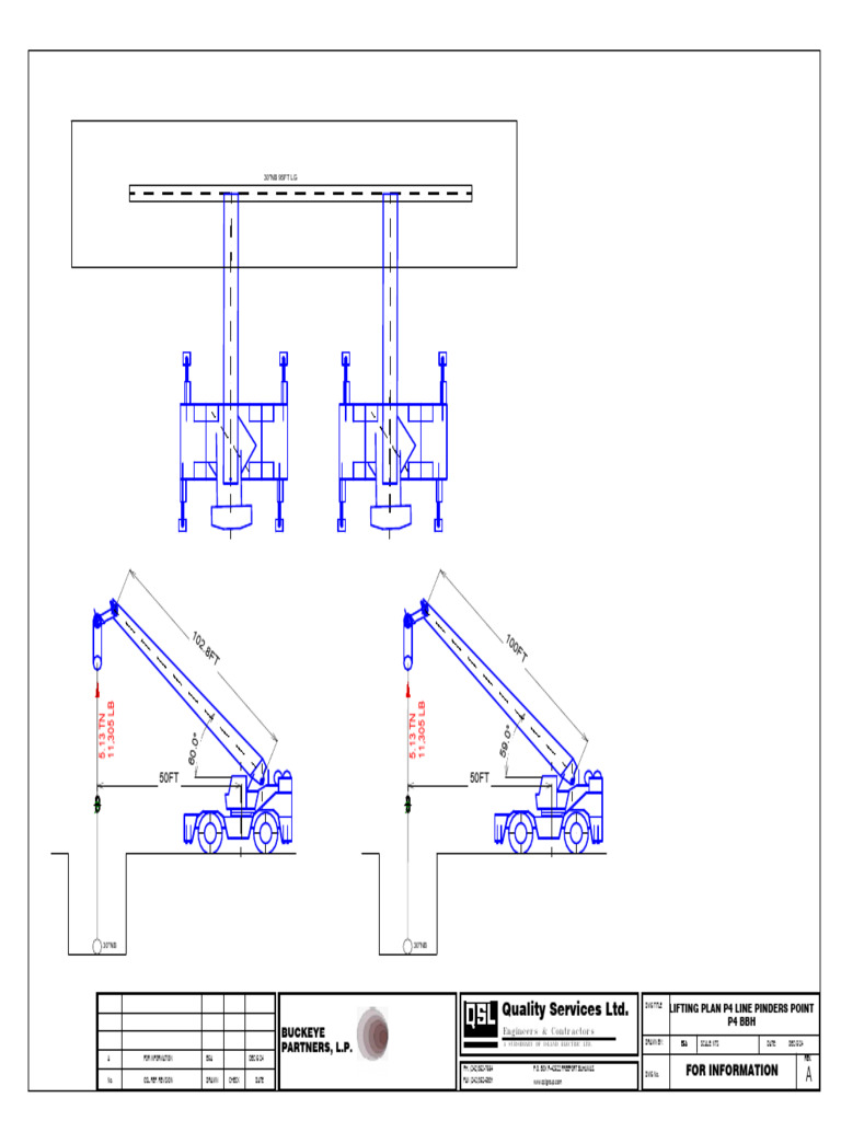 Lifting Plan P4 Piders Point | PDF