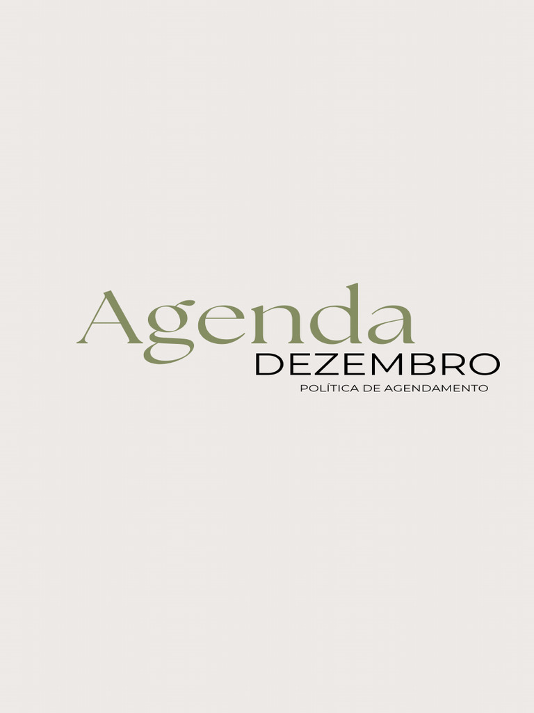 Protocolo de agendamentos de dezembro.pdf | PDF