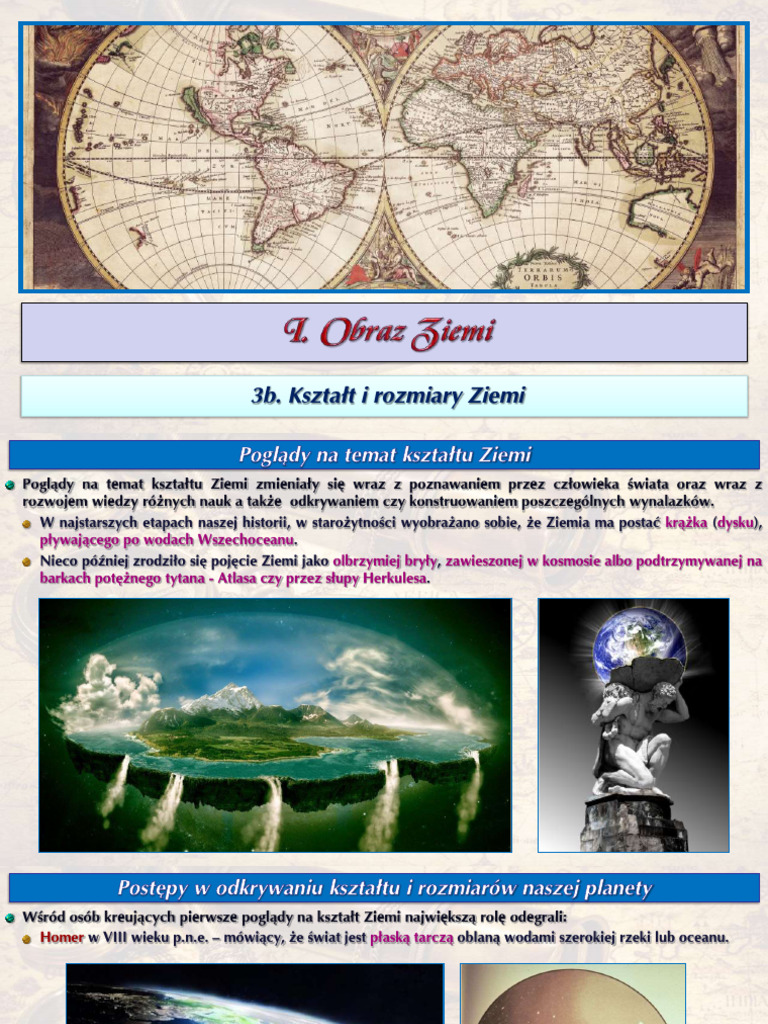 Kształt I Rozmiary Ziemi | PDF