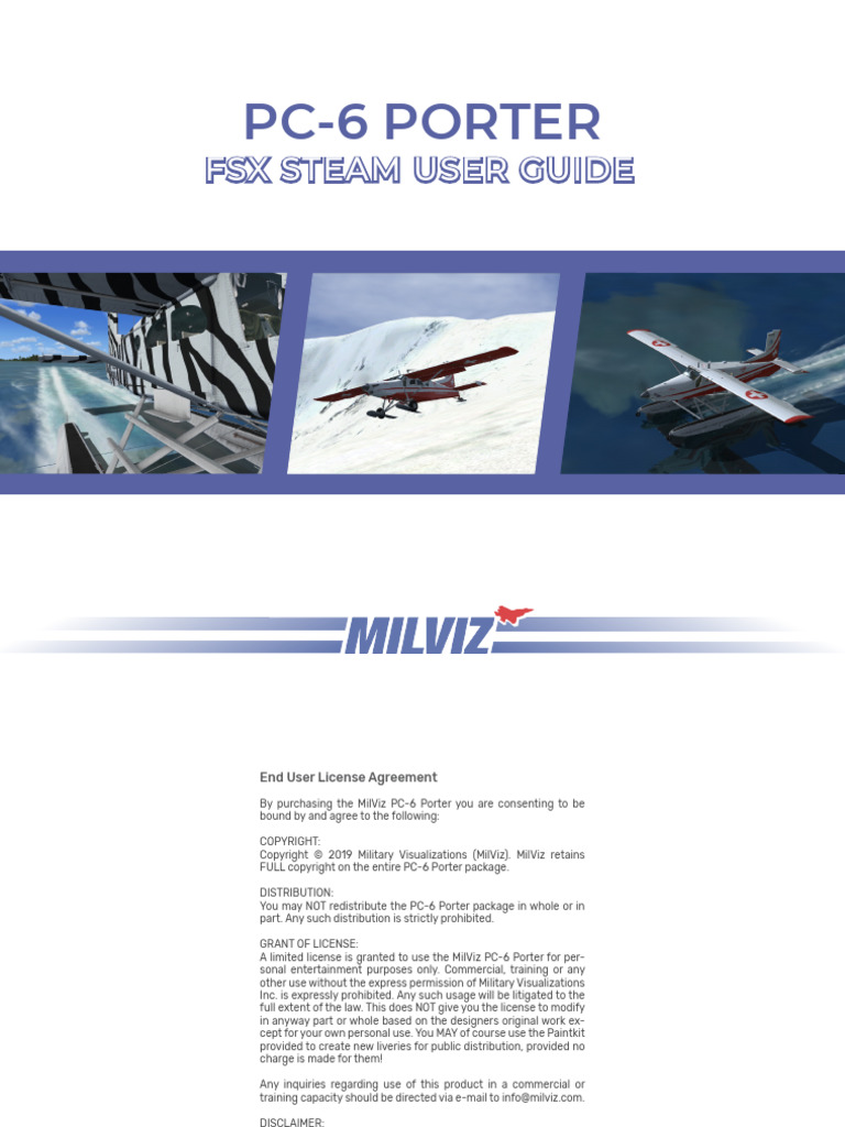 PC-6 Porter User Guide FSXSE | PDF | Computer Virus | Installation ...