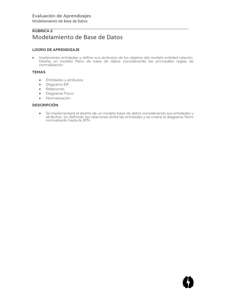 Rúbrica EF - Modulo 1 | PDF | Bases de datos | Informática